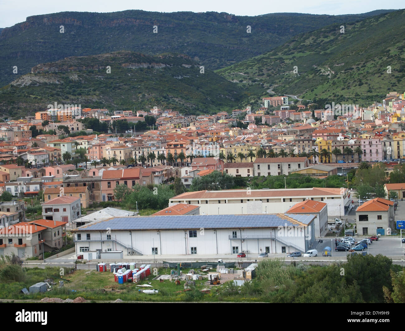 A medieval city Bosa on Sardinia island in Italy Stock Photo - Alamy