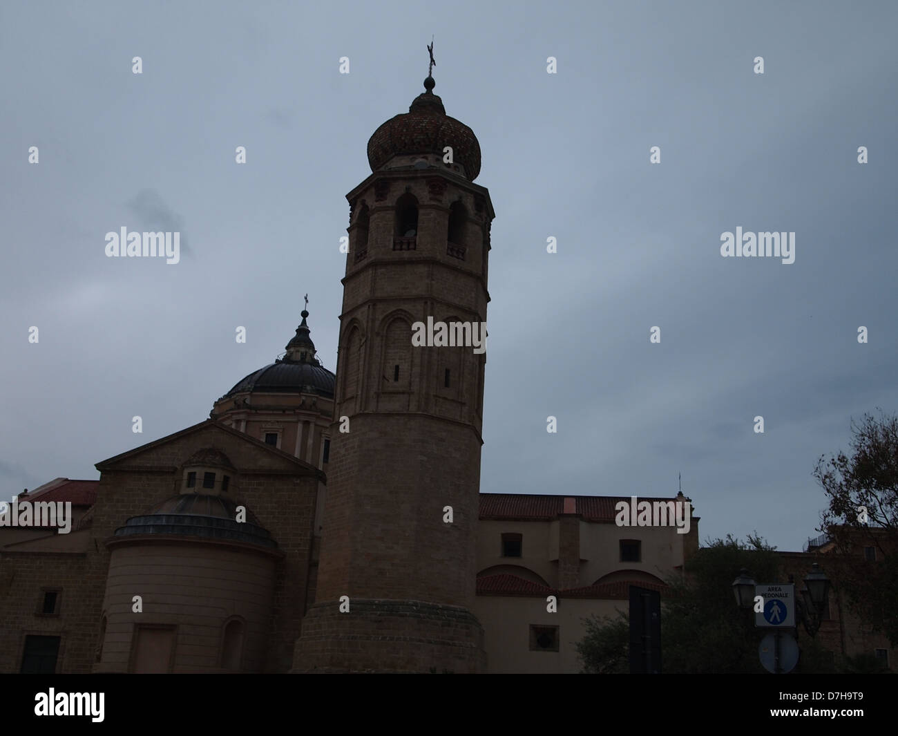 Colorful church on Sardinia island, Italy Stock Photo - Alamy