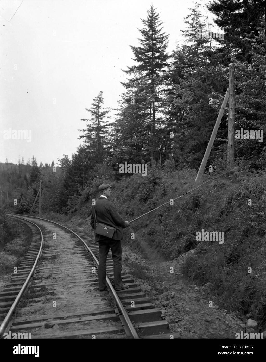 This image from the Herman Bohlman Collection shows a unique scene of ...