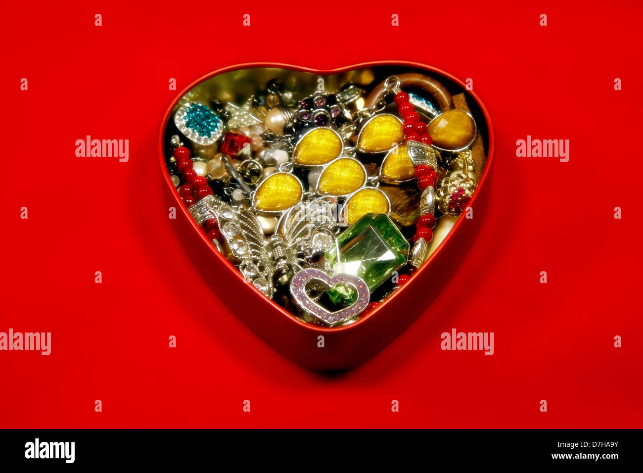 heart shaped box Stock Photo - Alamy