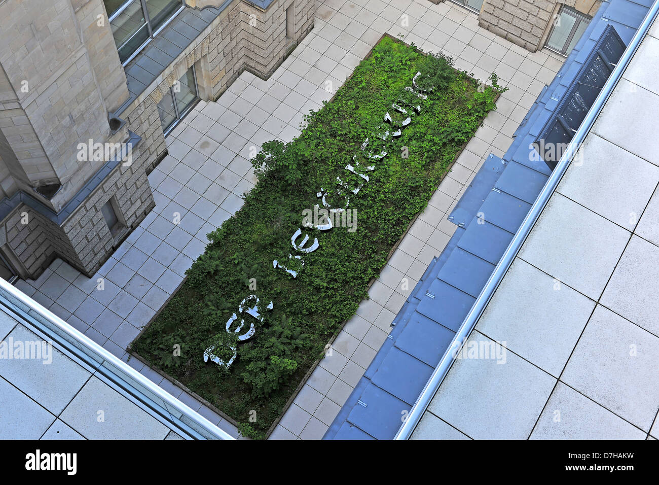 Berlin Reichstag Building Courtyard Germany High Resolution Stock ...