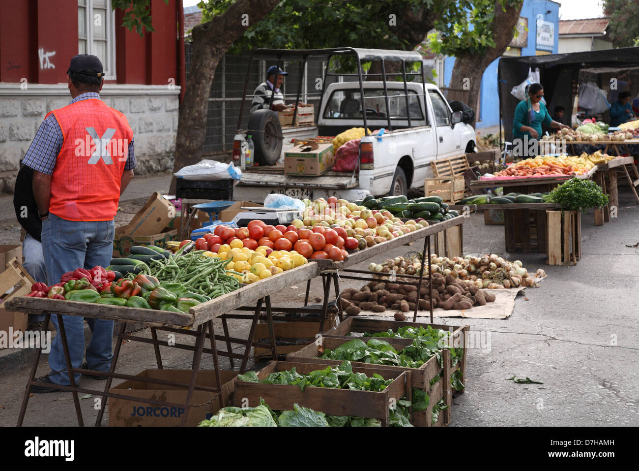 Chimbarongo Colchugua market Stock Photo - Alamy