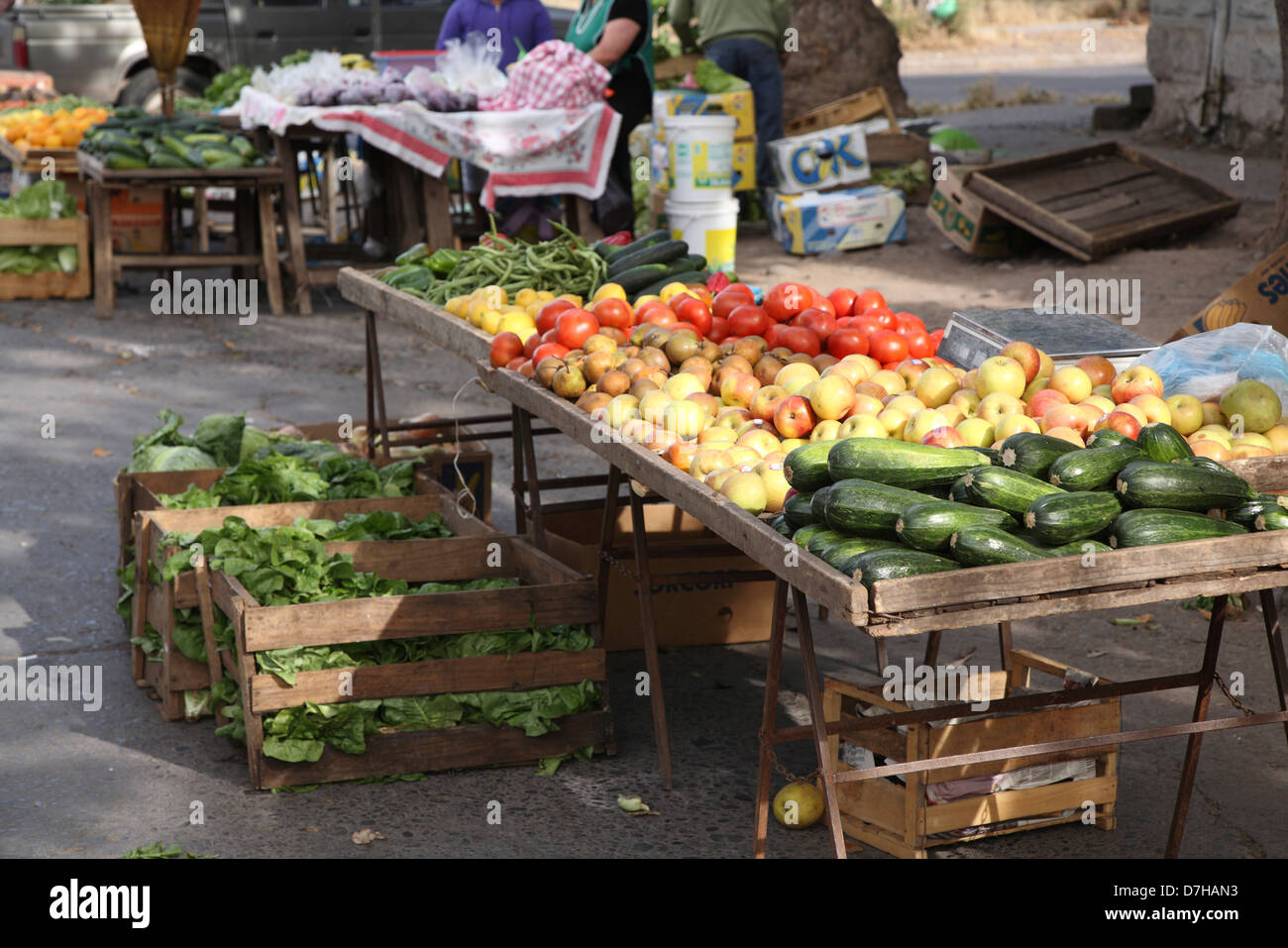 Chimbarongo Colchugua market Stock Photo - Alamy