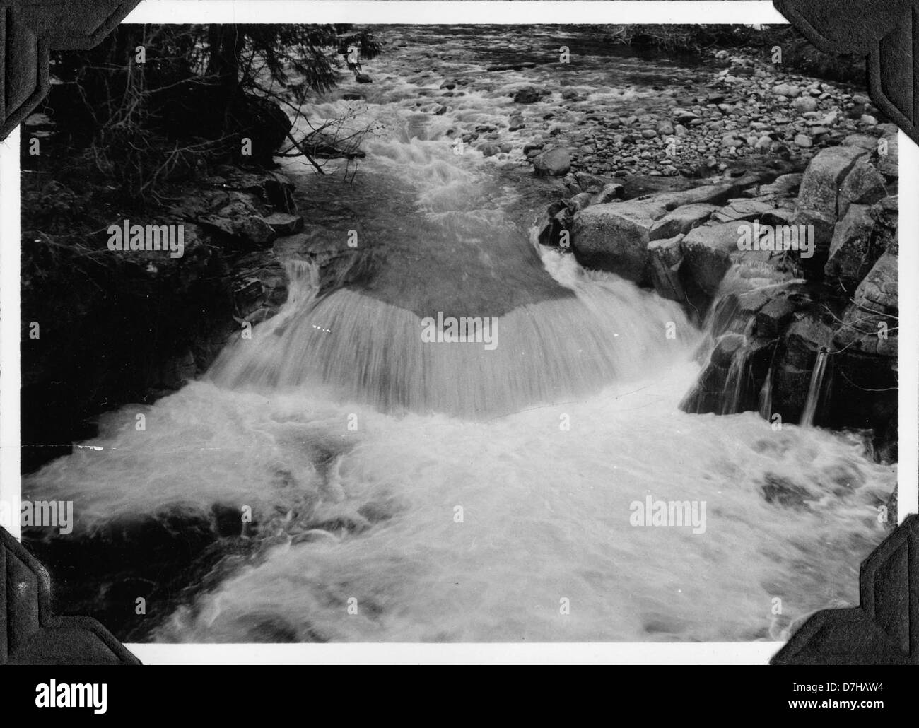 Fish tail falls near Silver Creek on the Entiat River Stock Photo - Alamy