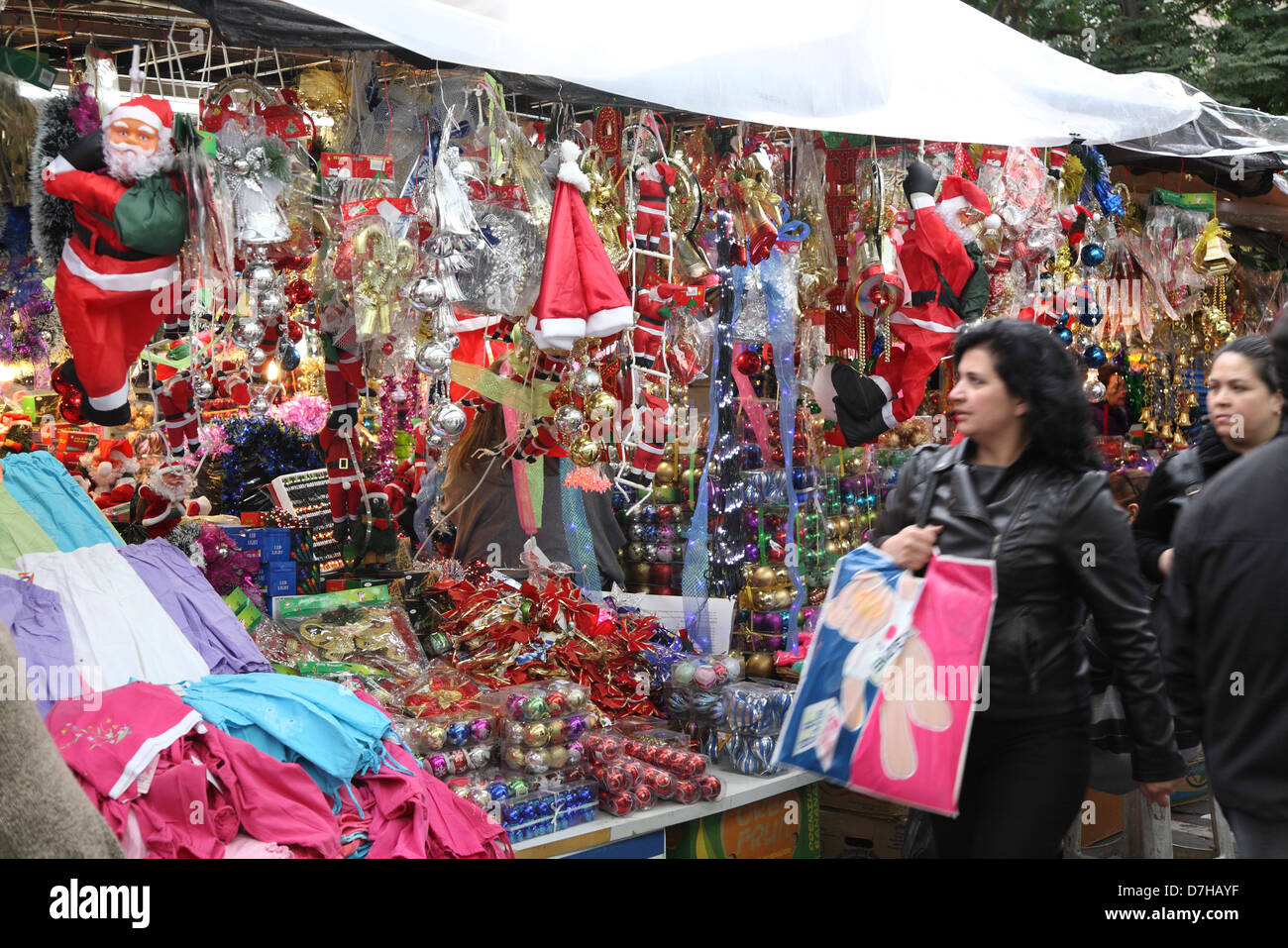 Santiago de Chile christmas decorations Stock Photo - Alamy