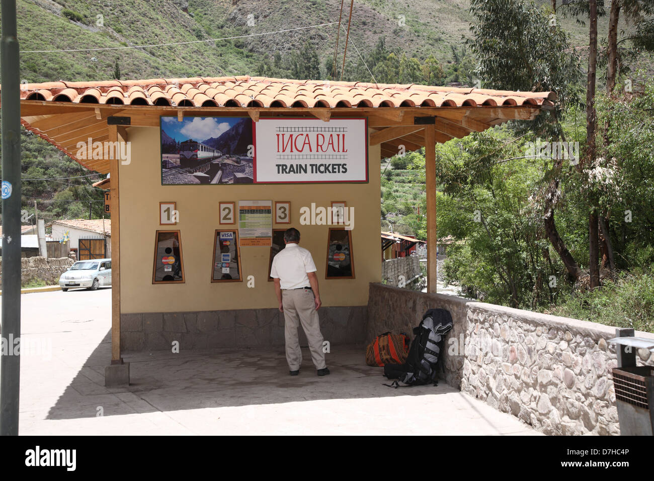 Peru Ollantaytambo Ollanta Olla Inka Rail Stock Photo - Alamy