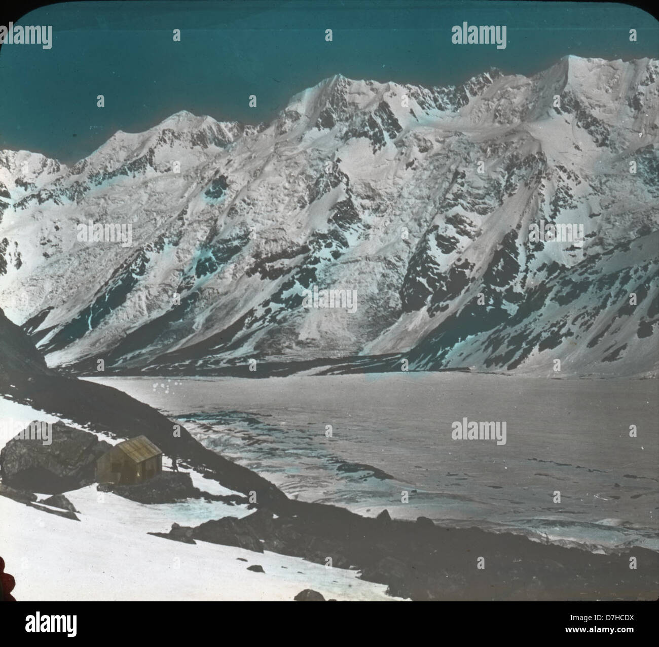 The Southern Alps in Australia are depicted in this image, showcasing ...