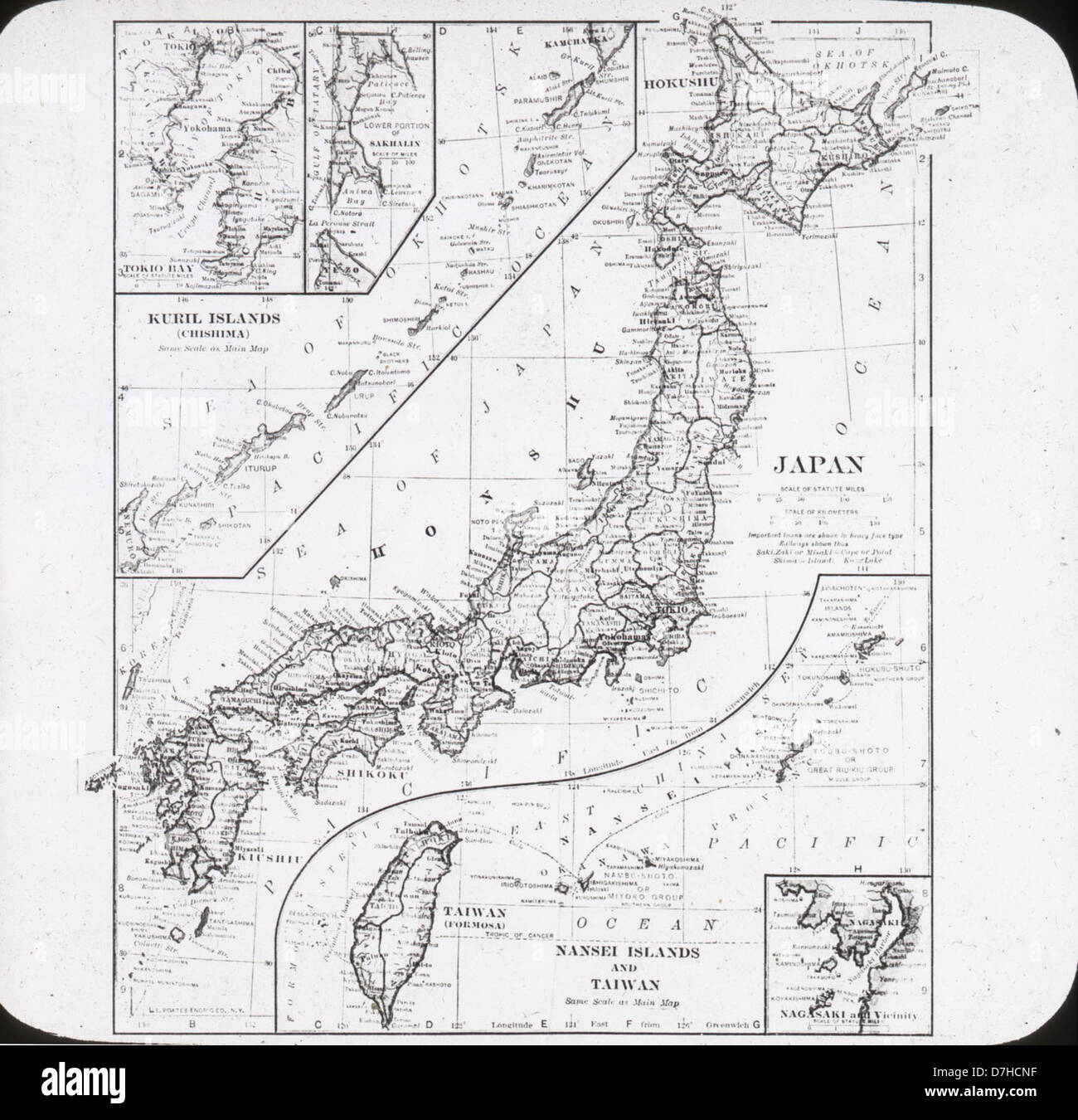 This map of Japan offers a historical overview of the country’s ...