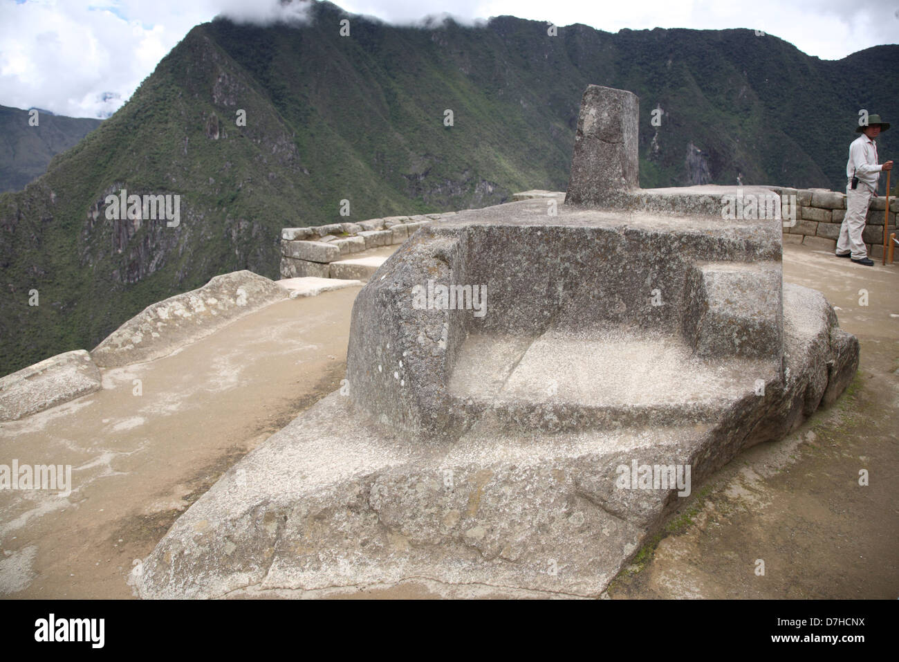 Peru Heiliger Platz Sacred Plaza Machupicchu Machu Picchu Stock Photo ...
