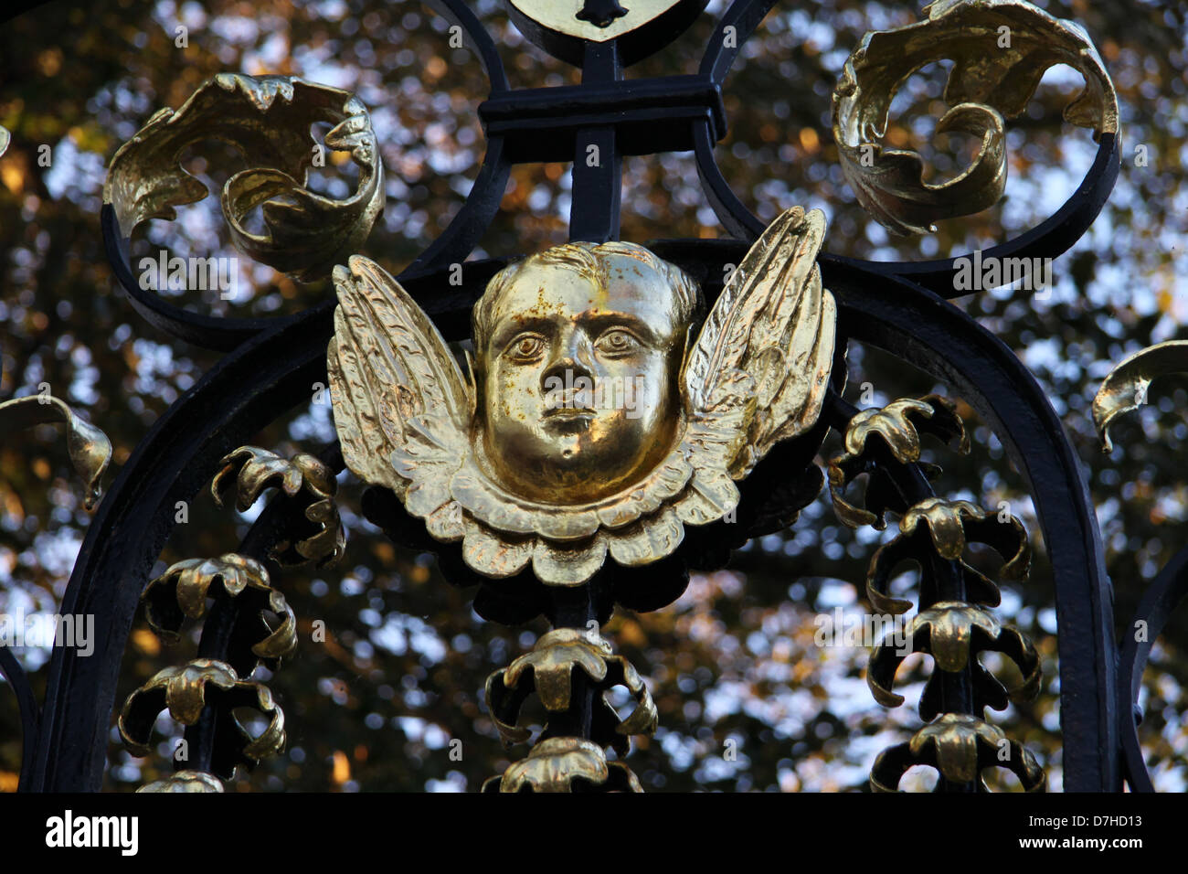 Wrought iron gate hi-res stock photography and images - Alamy