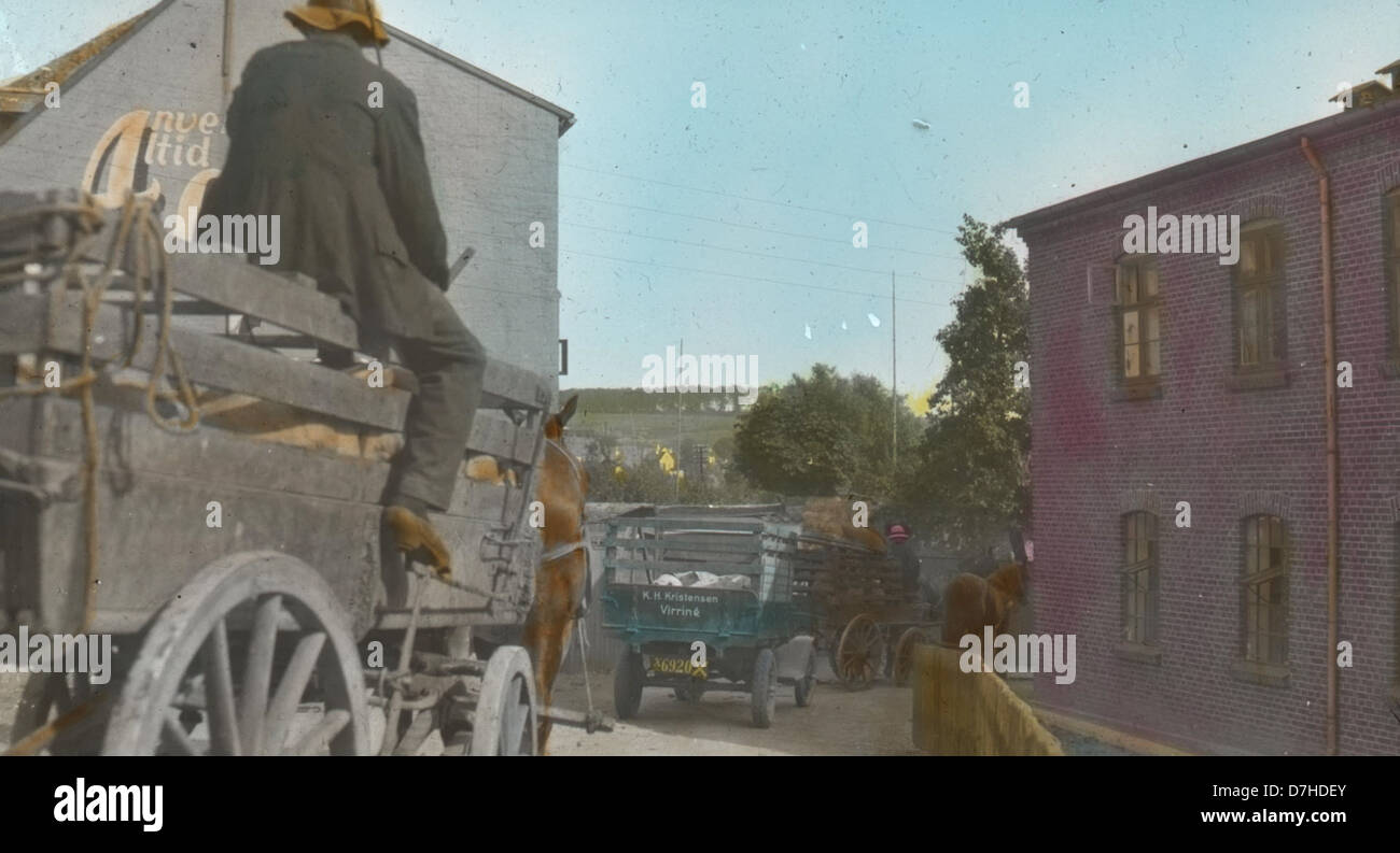 This image documents a delivery at the Skanderborg Factory in Denmark ...