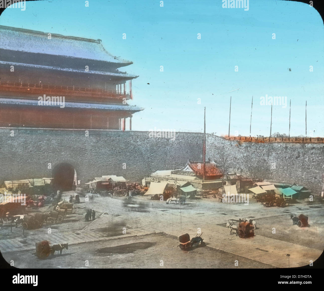 Front Gate, City Wall, Peking, China Stock Photo - Alamy