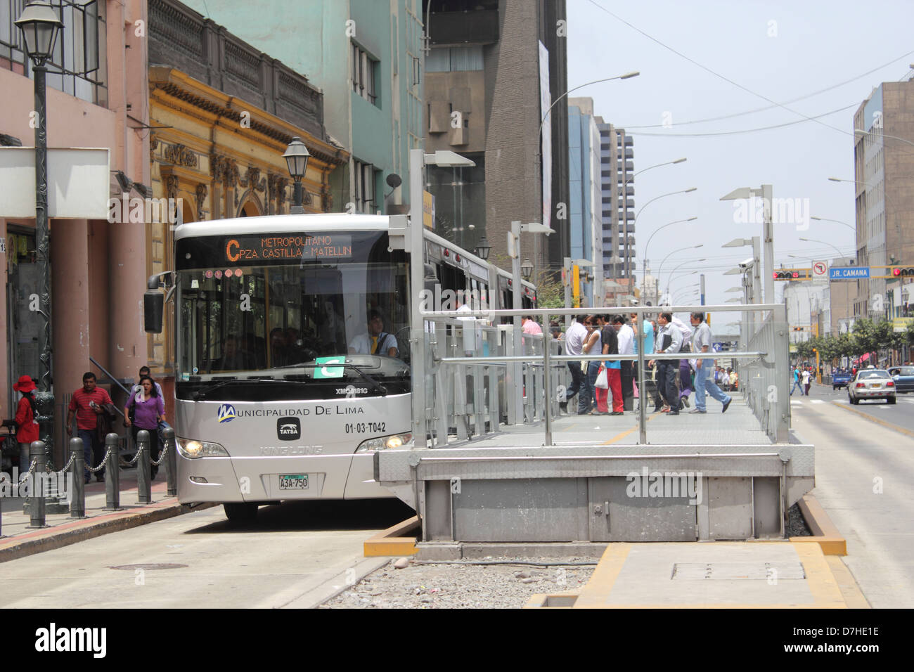 Bus lima peru hi-res stock photography and images - Alamy