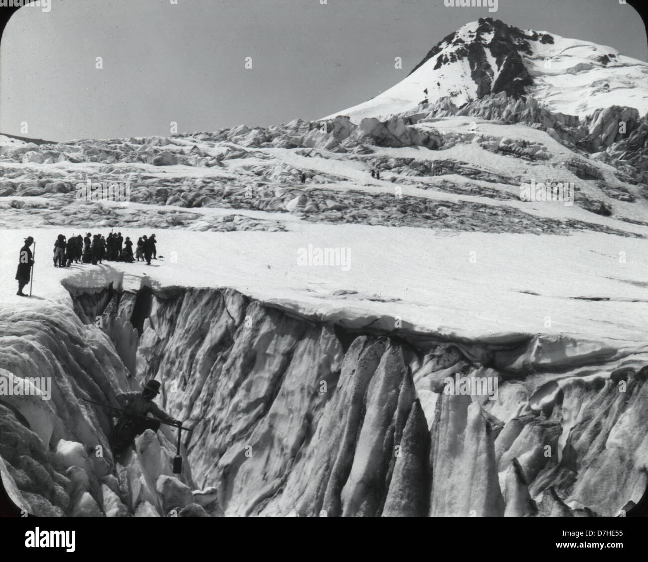Eliot Glacier on Mount Hood is captured in this stunning photograph ...