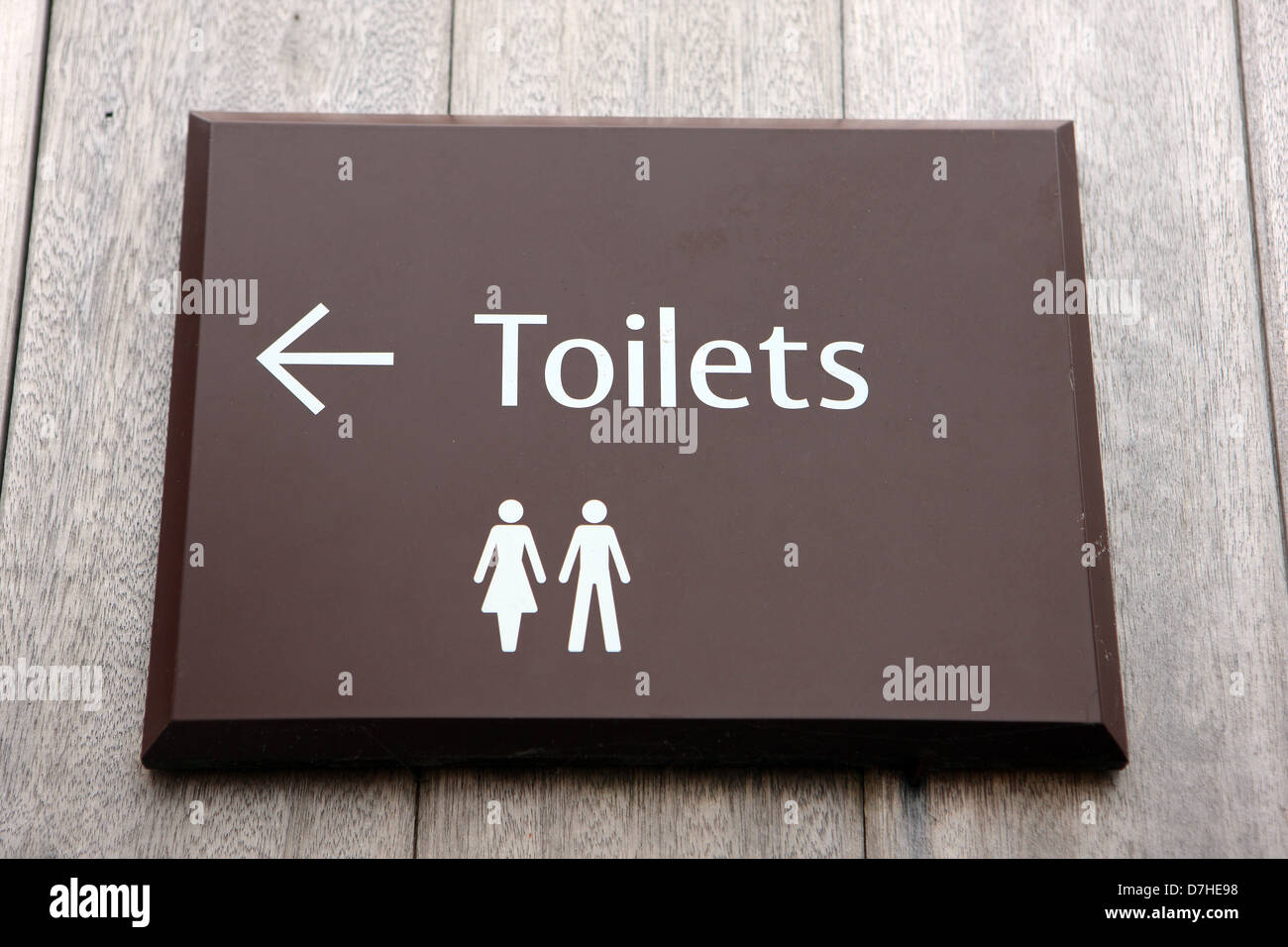 Toilet Sign Arrow High Resolution Stock Photography and Images - Alamy