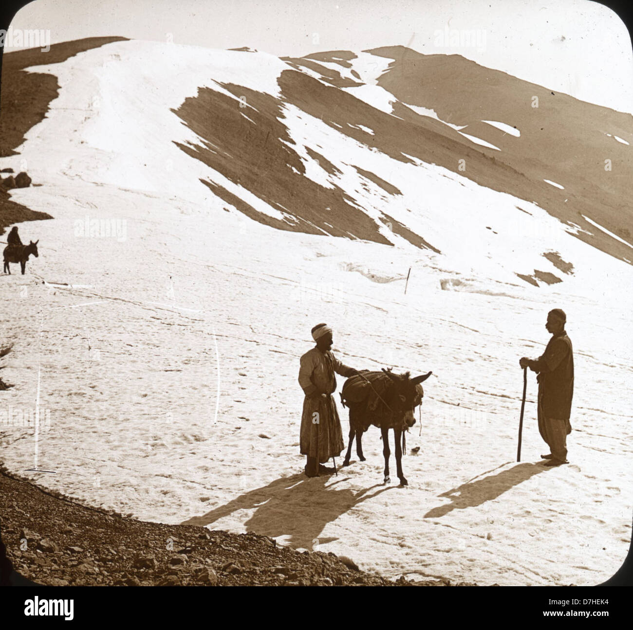 This image captures the Southeast Ridge of Mount Hermon, offering a ...