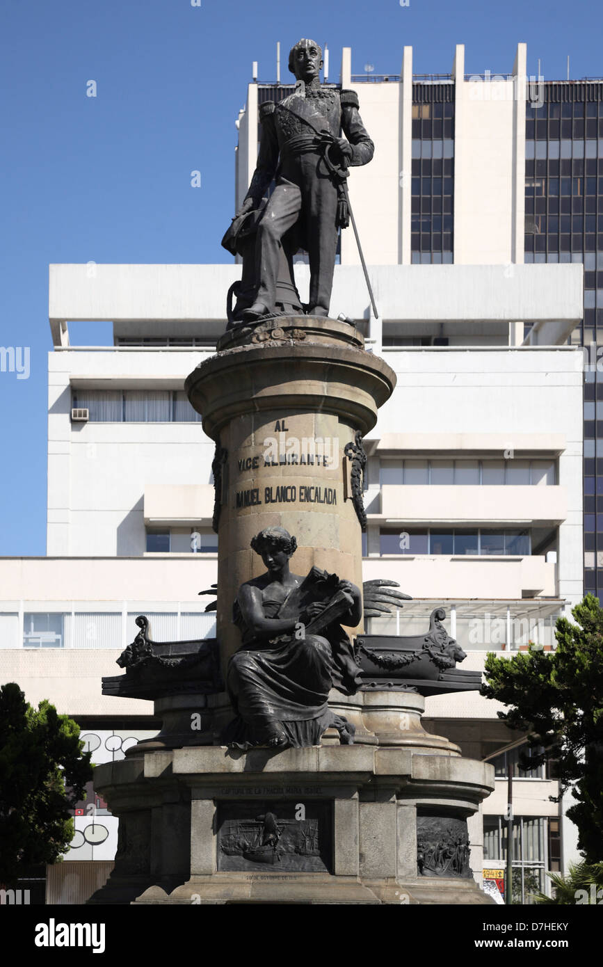 Chile Valparaiso Manuel Blanco Encalada Stock Photo - Alamy