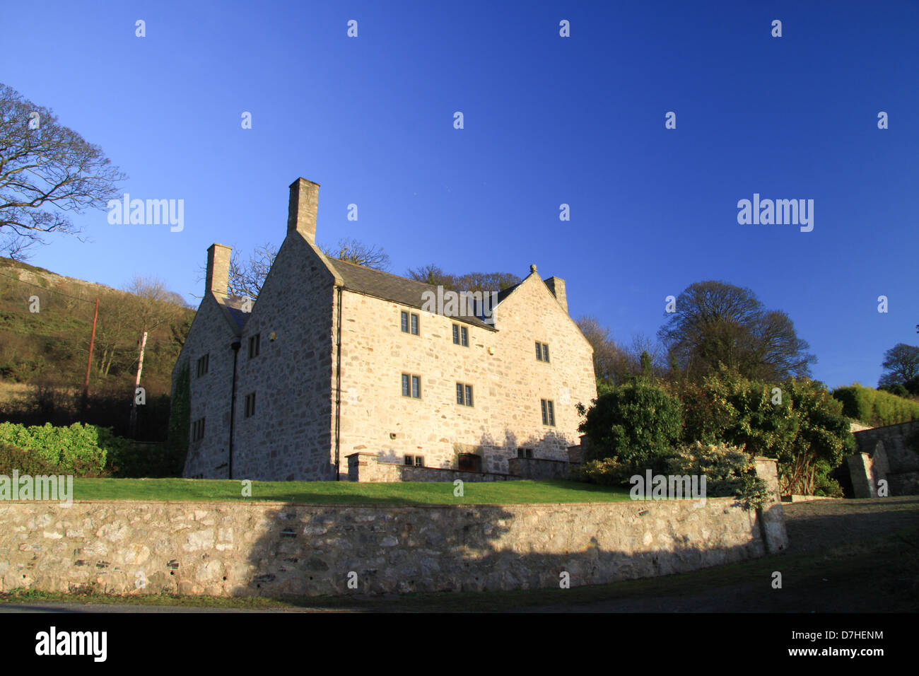 Exterior photos of Elizabethan manor house Pentre Cwm, Cwm, Dyserth ...