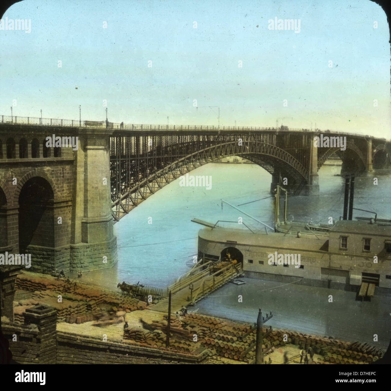 St louis eads bridge mississippi hi-res stock photography and images ...