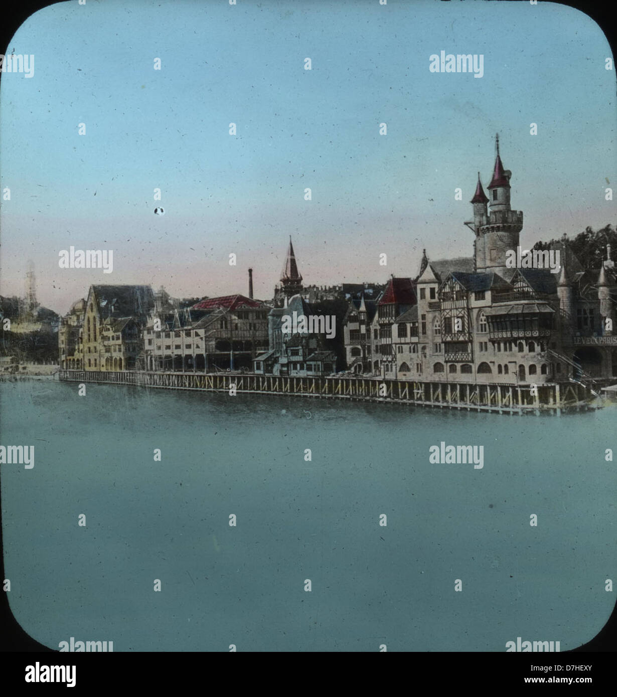 This photograph from the OSU Archives captures the Seine River, one of ...