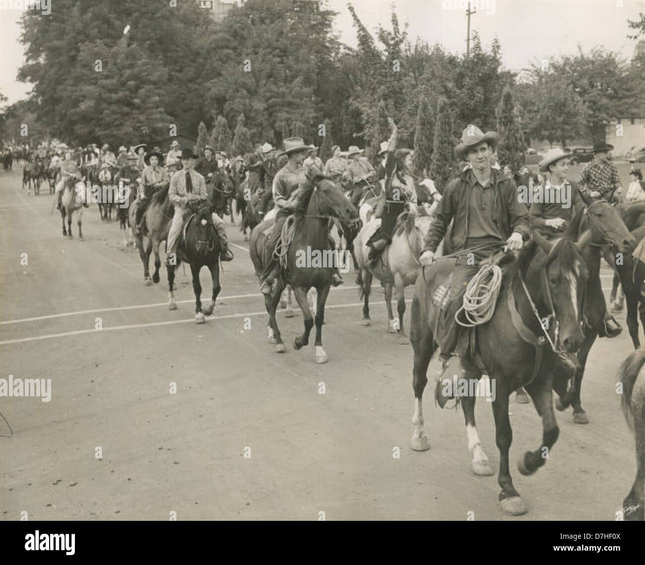 The Pendleton Round-Up parade features cowboys and cowgirls showcasing ...