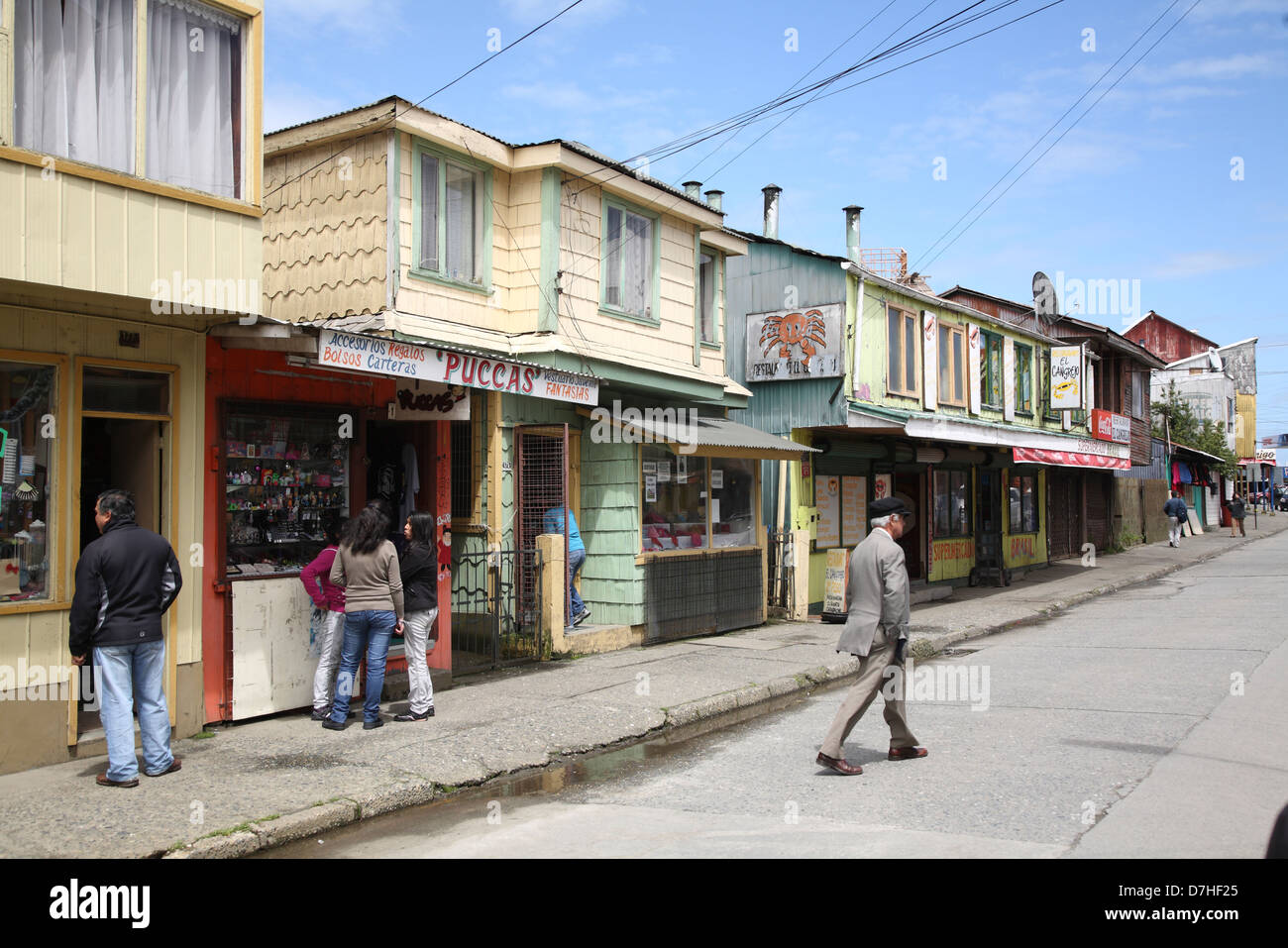 Chile Chiloe Ancud Stock Photo - Alamy