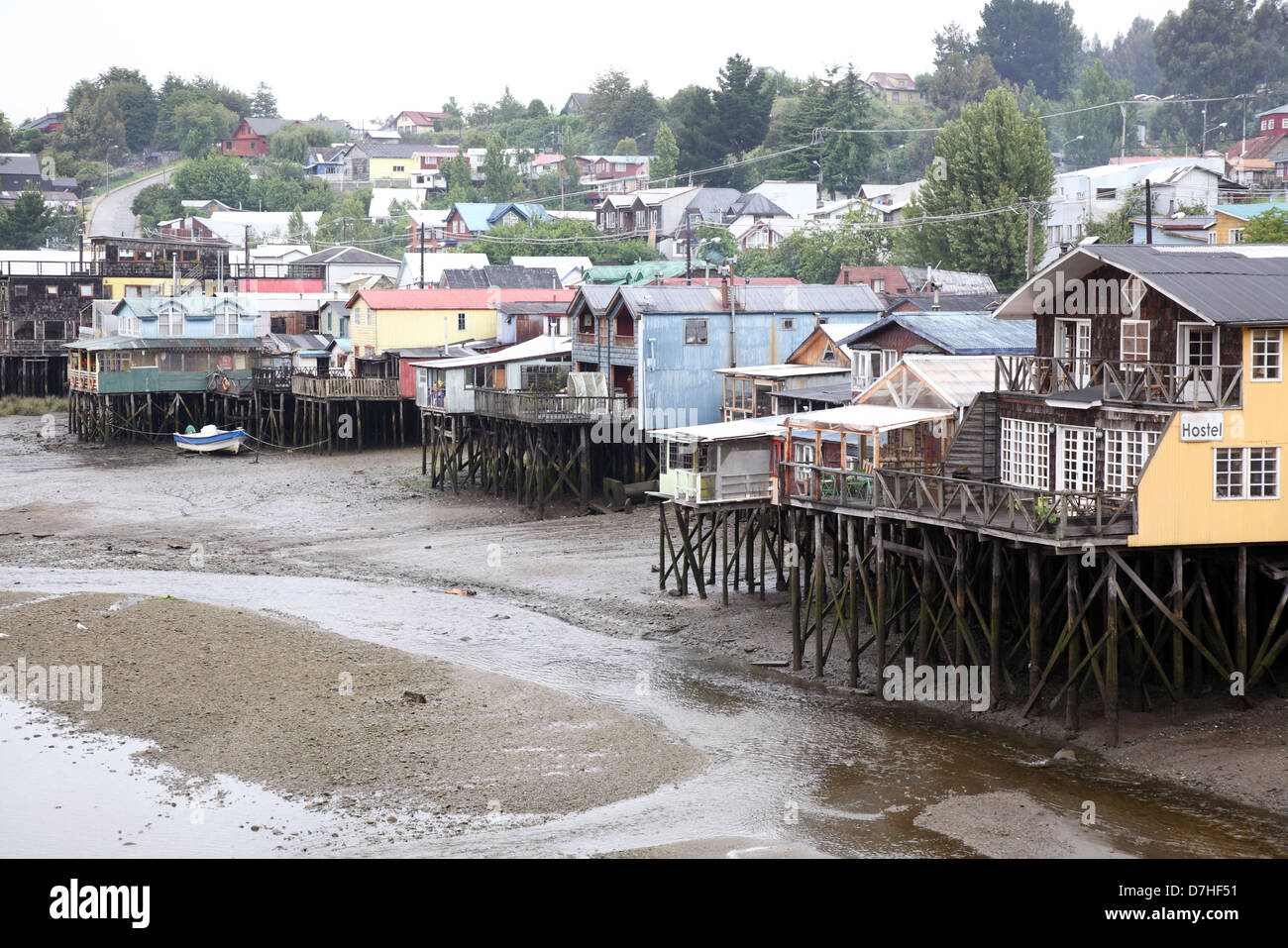 Typical houses of chiloe hi-res stock photography and images - Alamy