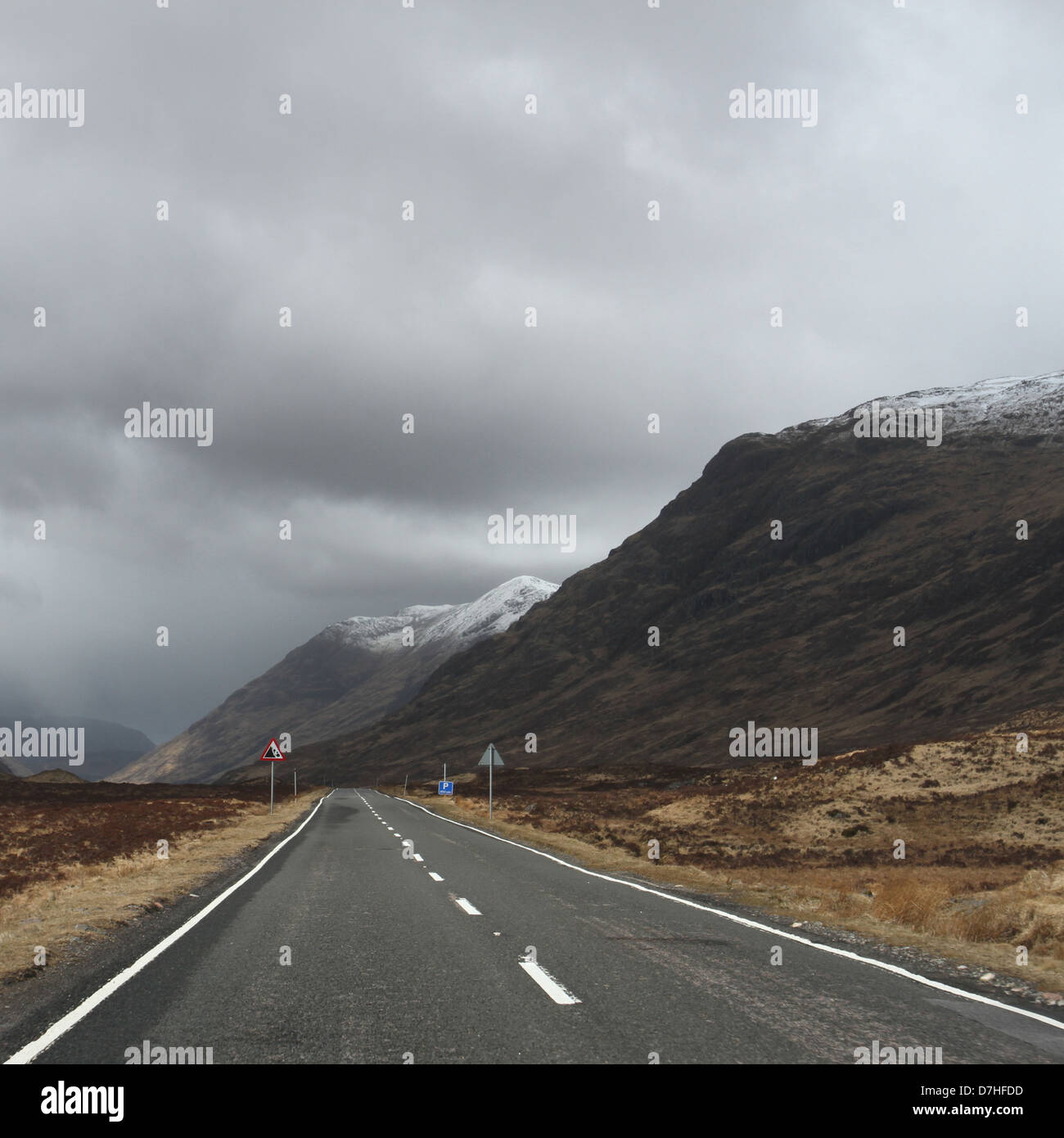 A82 through Glen Coe Scotland April 2013 Stock Photo - Alamy