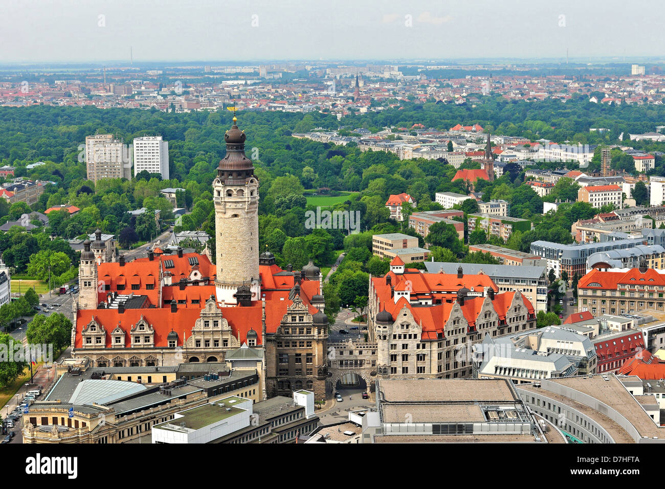 Leipzig skyline hi-res stock photography and images - Alamy