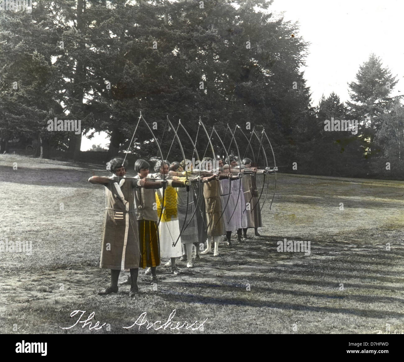 This image titled 'The Archers' captures a dynamic moment from an ...