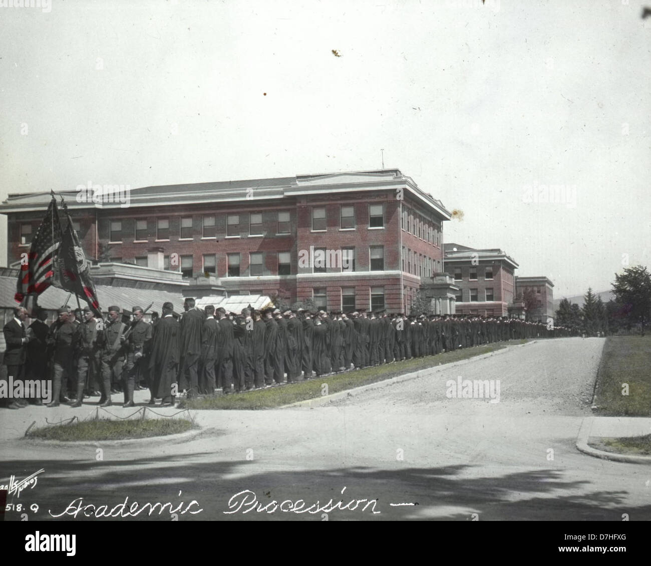 An image of an academic procession, capturing the ceremony and ...