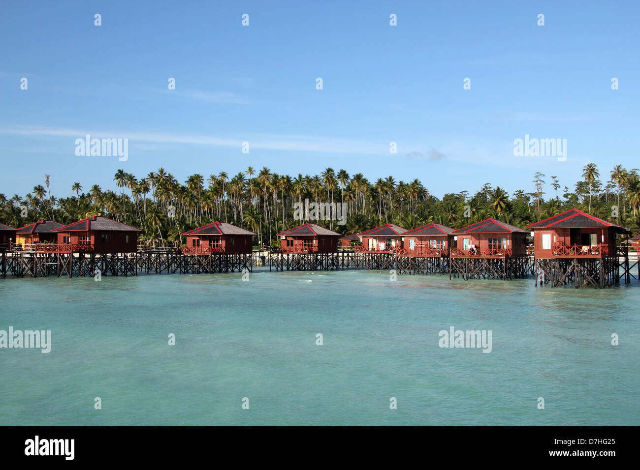 Maratua Paradise Resort, Maratua, Indonesia Stock Photo - Alamy