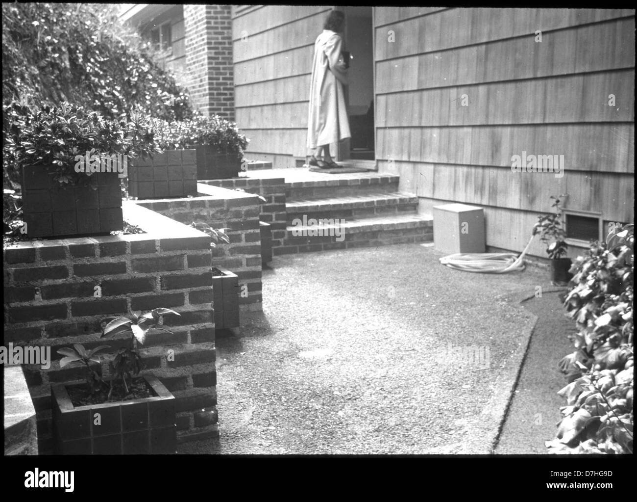 Living entering Black and White Stock Photos & Images - Alamy