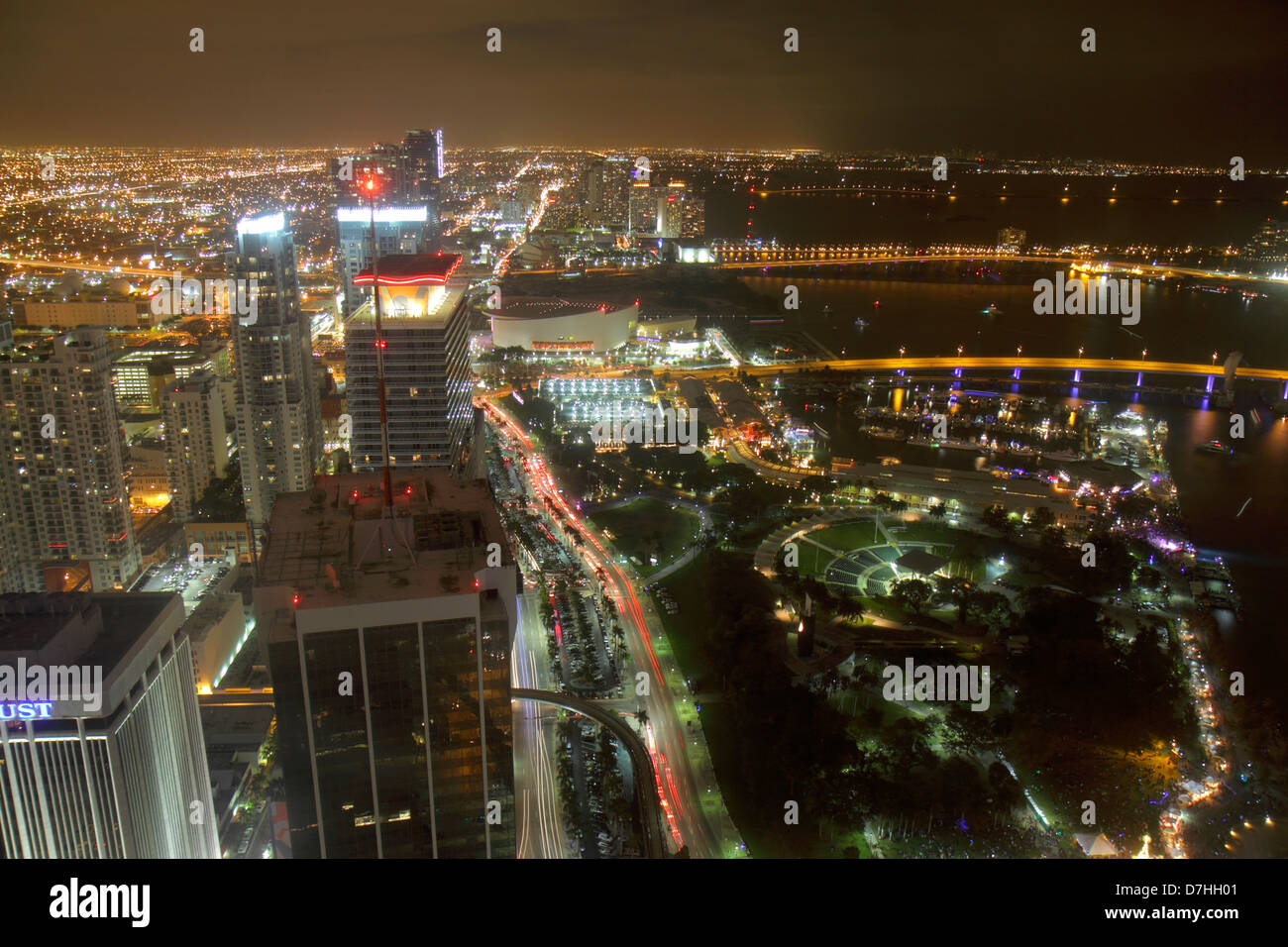 Biscayne boulevard aerial hi-res stock photography and images - Alamy