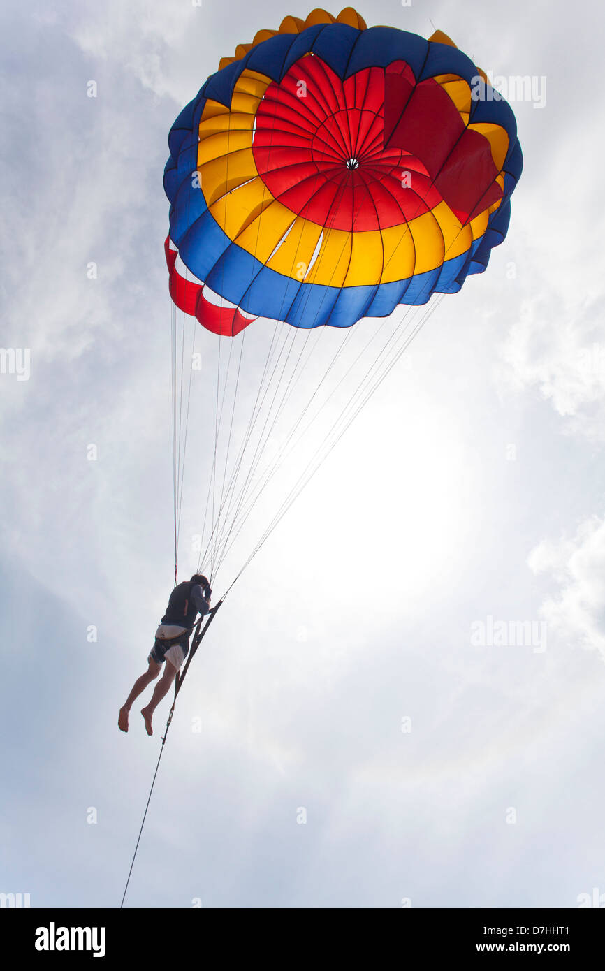 Parachute water landing hi-res stock photography and images - Alamy