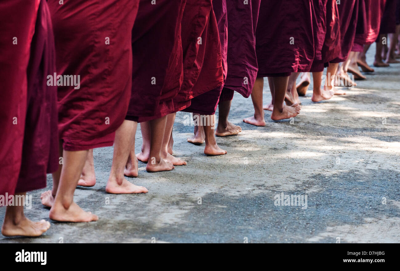Monk feet hi-res stock photography and images - Alamy