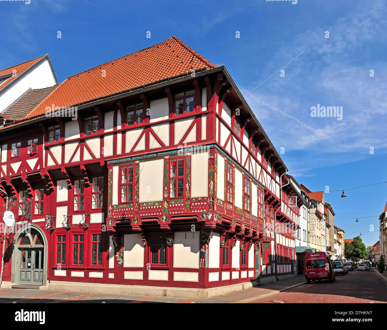 The Junkernschänke, the oldest wine bar in Goettingen, Germany Stock ...