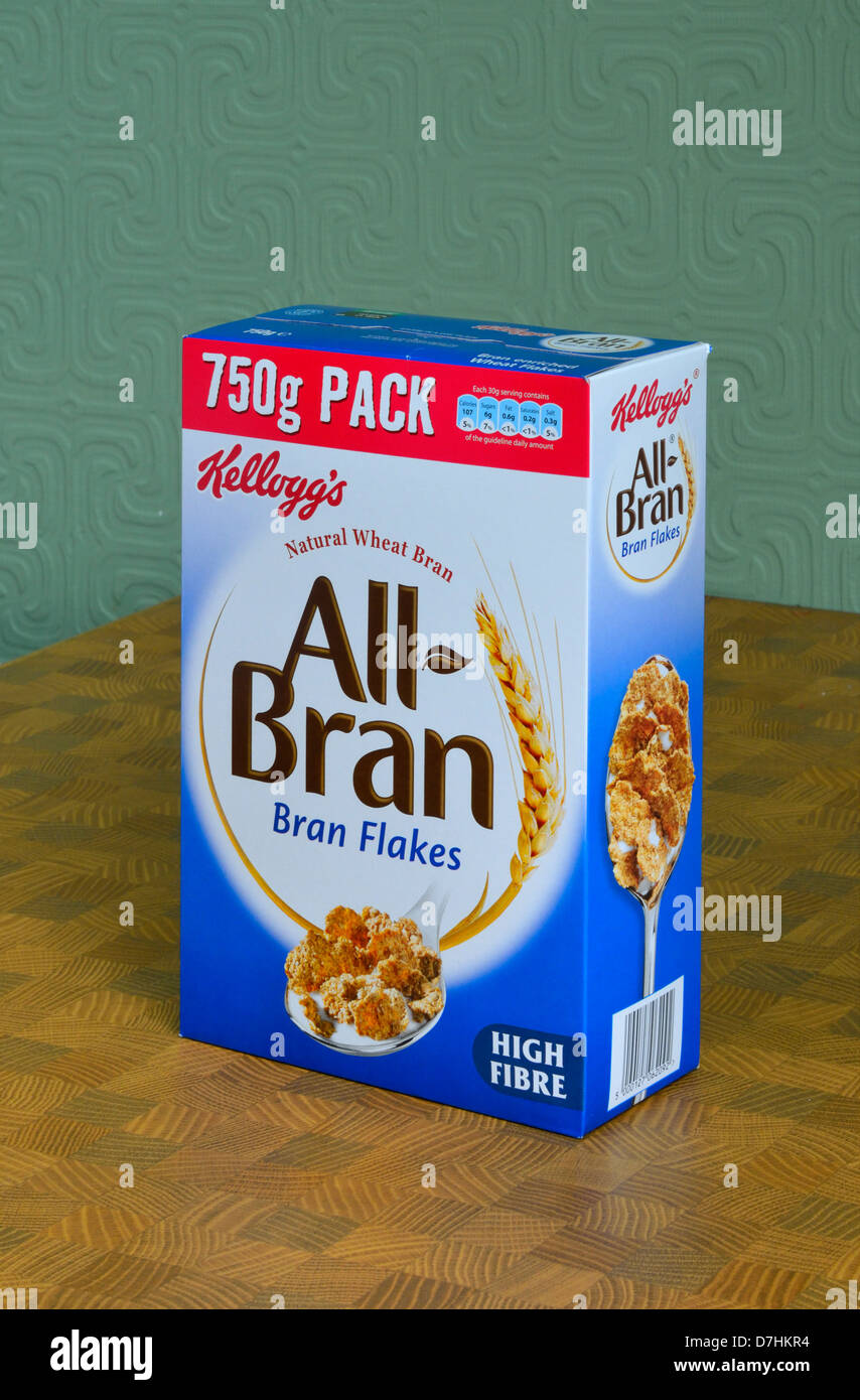 Kellogg's All-Bran Bran Flakes. 750g. pack Stock Photo - Alamy Kellogg's All-Bran Bran Flakes. 750g. pack Stock Photo - Alamy