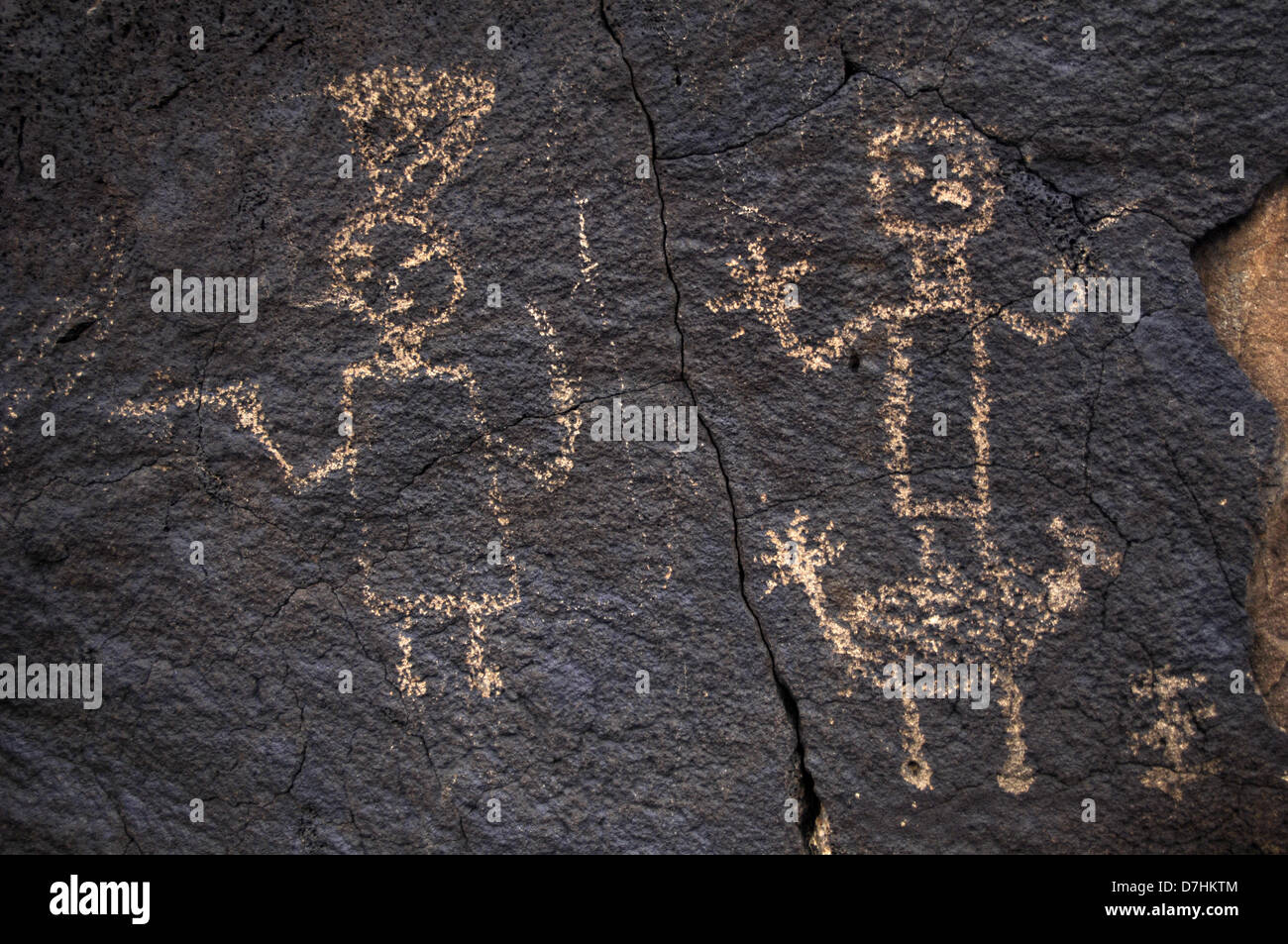 Prehistoric Art. USA. Petroglyph National Monument. Boca Negra Canyon ...