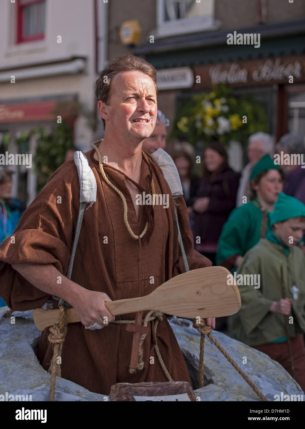Helston Flora Day 2013, Helston Flora Day, MP Andrew George takes part ...