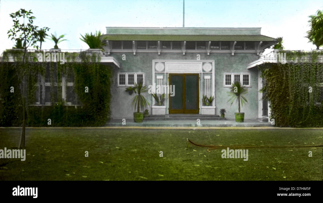 A photograph showing the Los Angeles Collegiate Institute, captured by ...