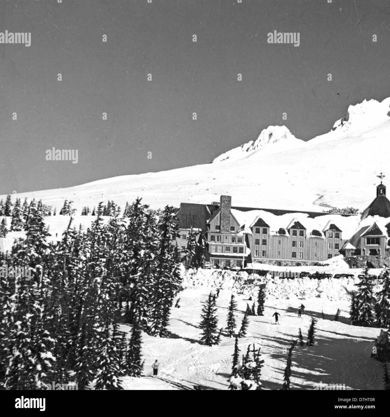 Timberline lodge Black and White Stock Photos & Images - Alamy