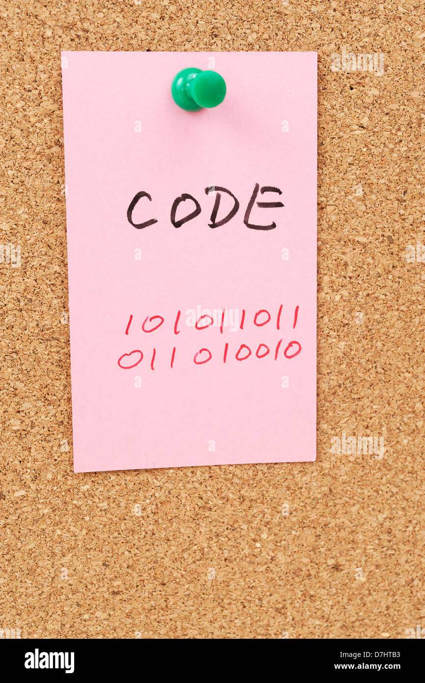 Code word hi-res stock photography and images - Alamy