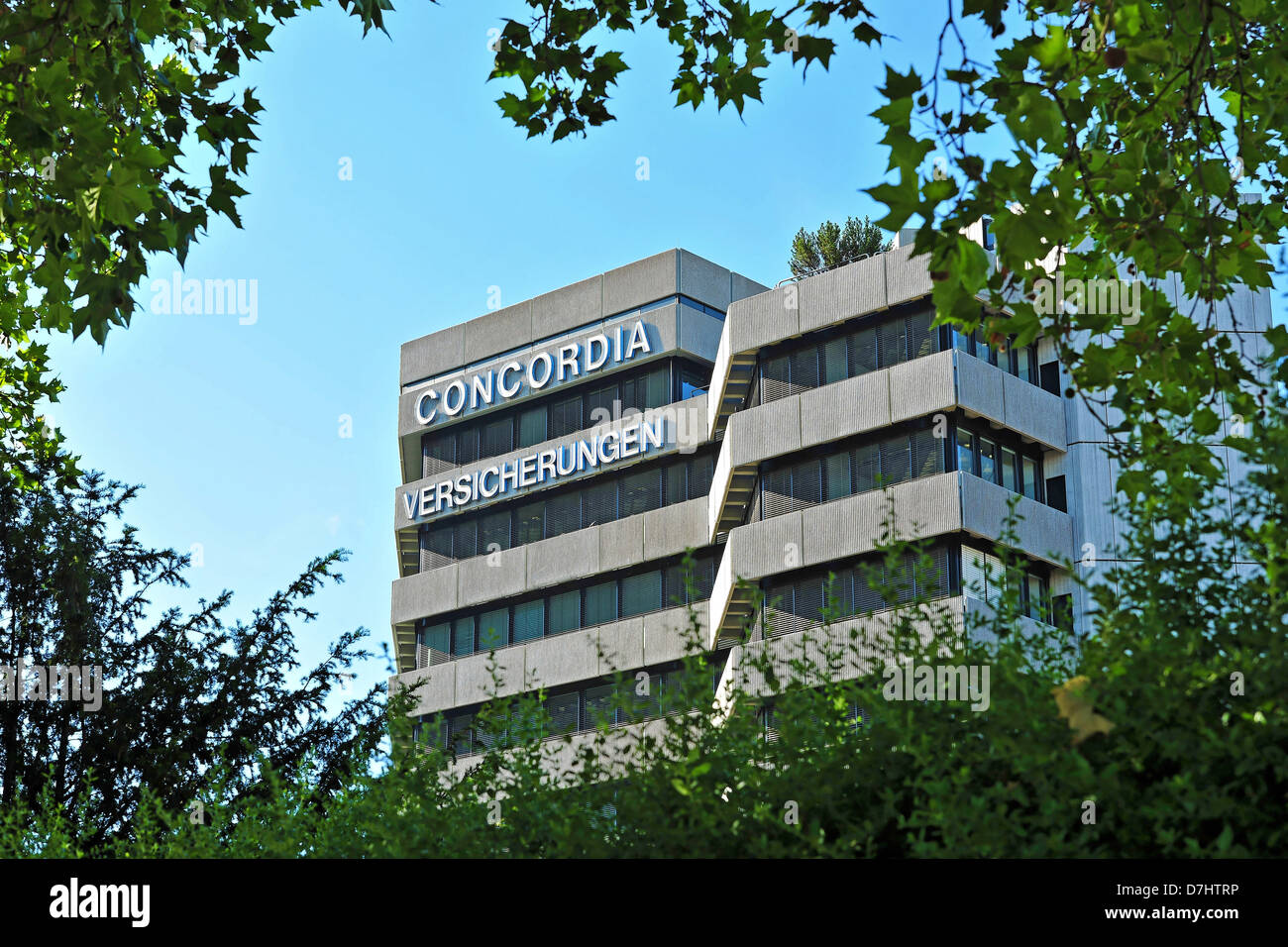 Companies, company signs, names, logo, Concordia, Insurance Stock Photo ...