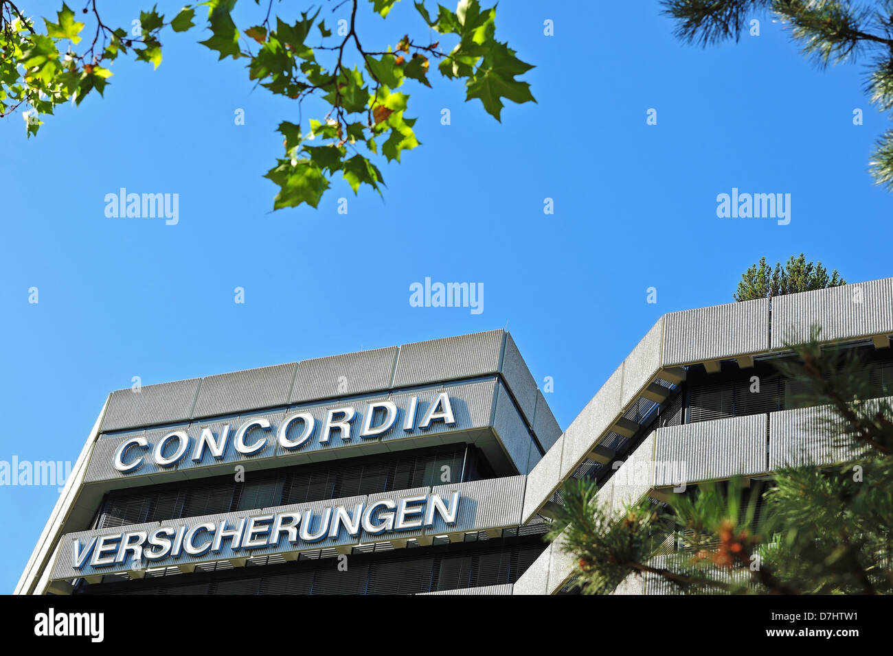 Companies, company signs, names, logo, Concordia, Insurance Stock Photo ...