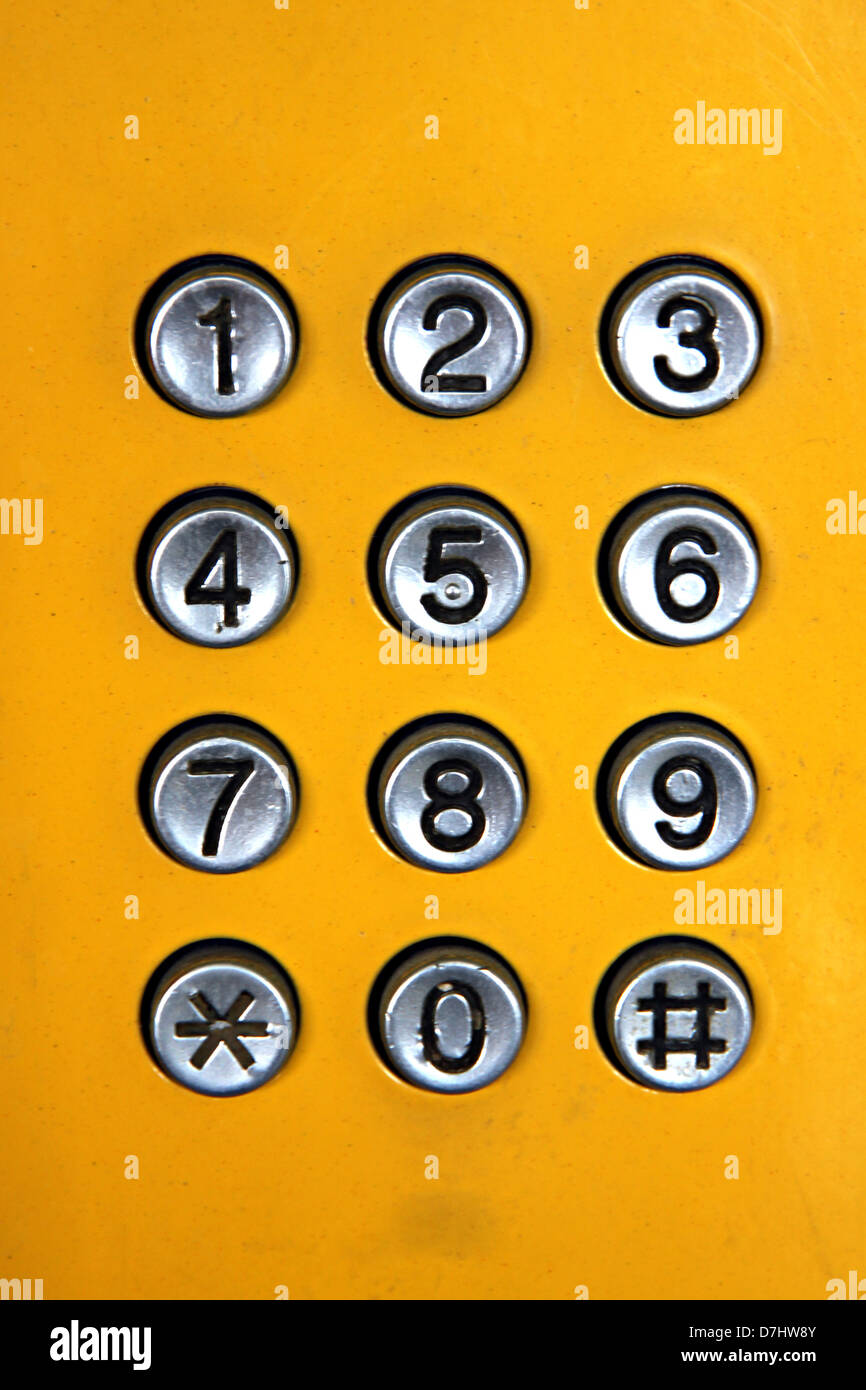 Old phone keypad hi-res stock photography and images - Alamy