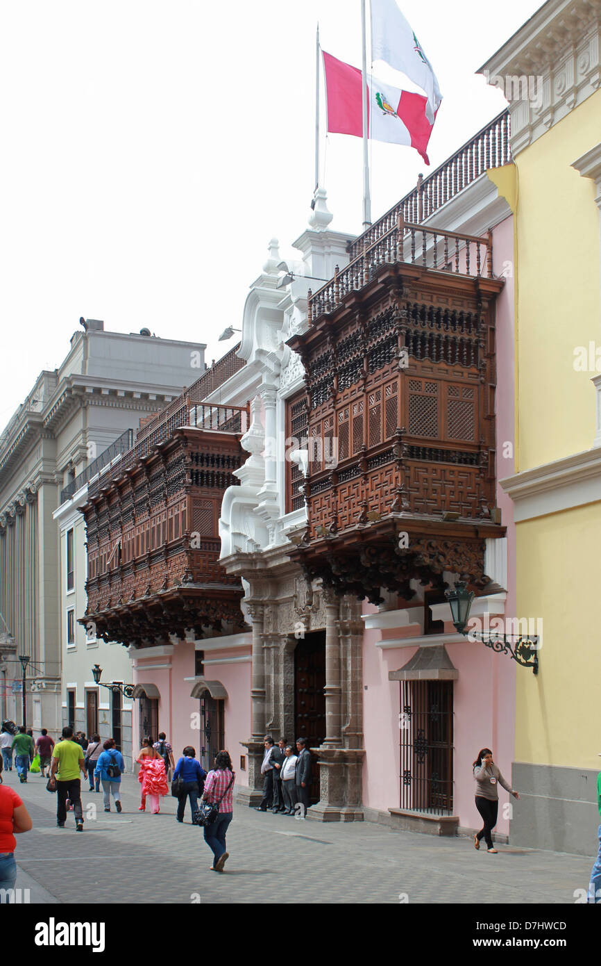 Palacio torre tagle lima hi-res stock photography and images - Alamy