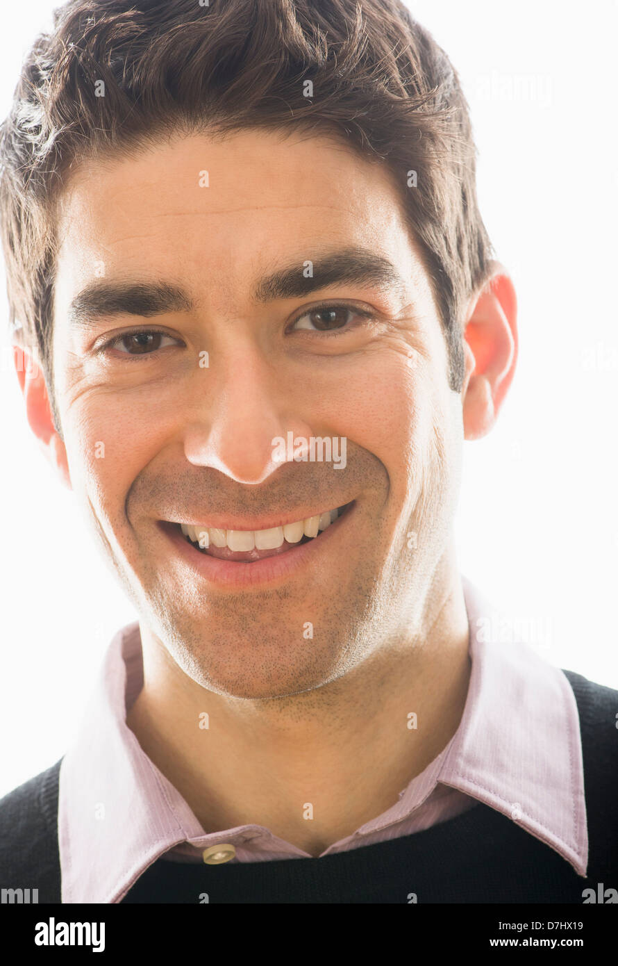 Studio portrait of mid adult man Stock Photo - Alamy