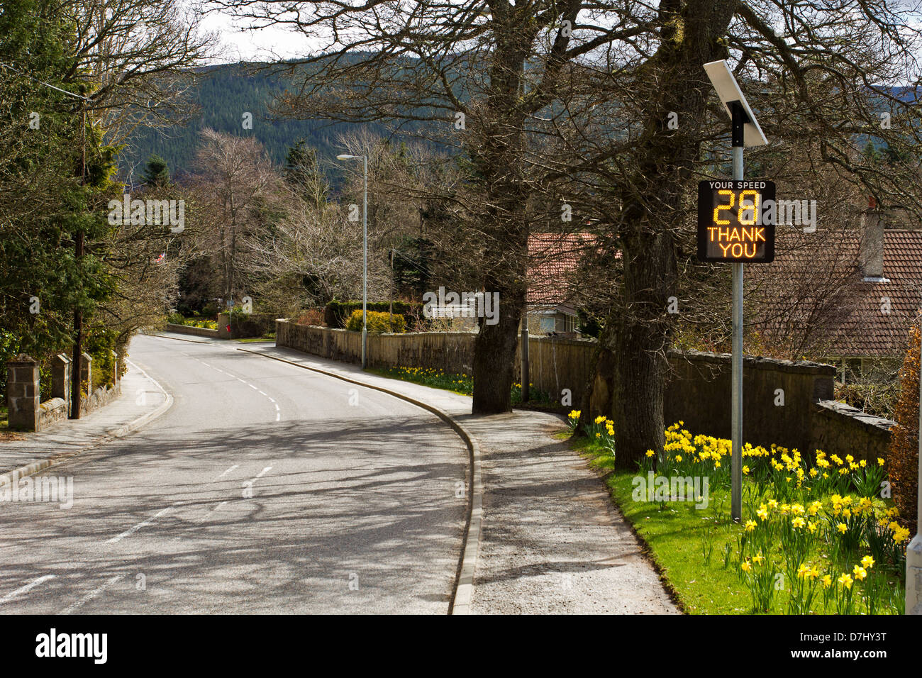 Electronic speed warning sign hi-res stock photography and images - Alamy