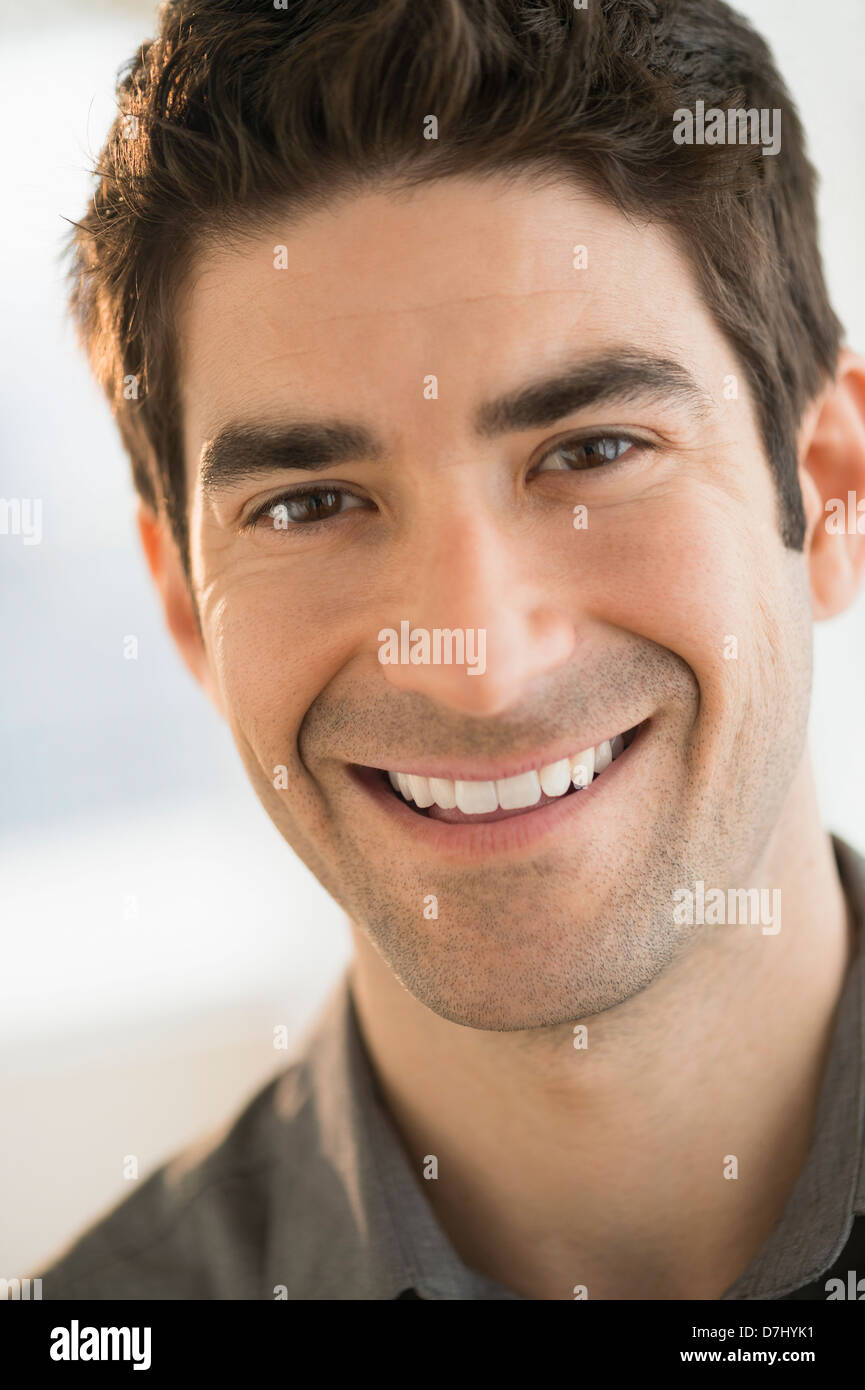Portrait smiling man hi-res stock photography and images - Alamy